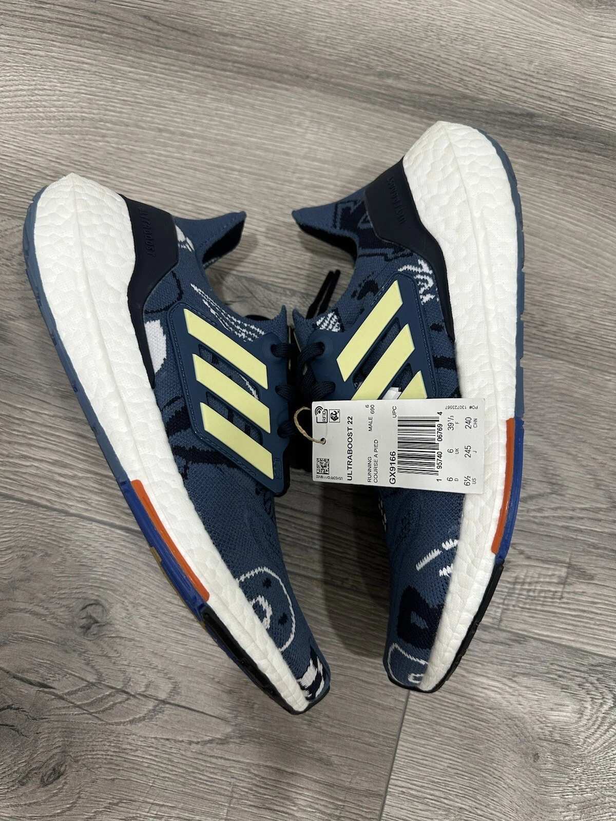 Adi - das Ultraboost 22 Wonder Steel Almost Yellow Legend Ink GX9166 ...