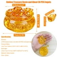 MODANU Feng Shui Golden Treasure Basin with 30 Pcs Ingot Yuan Bao, 3 ...