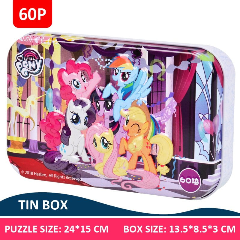 Rompecabezas de My Little Pony para niños, juego de mesa TariPaper de aprendizaje de nueva ...