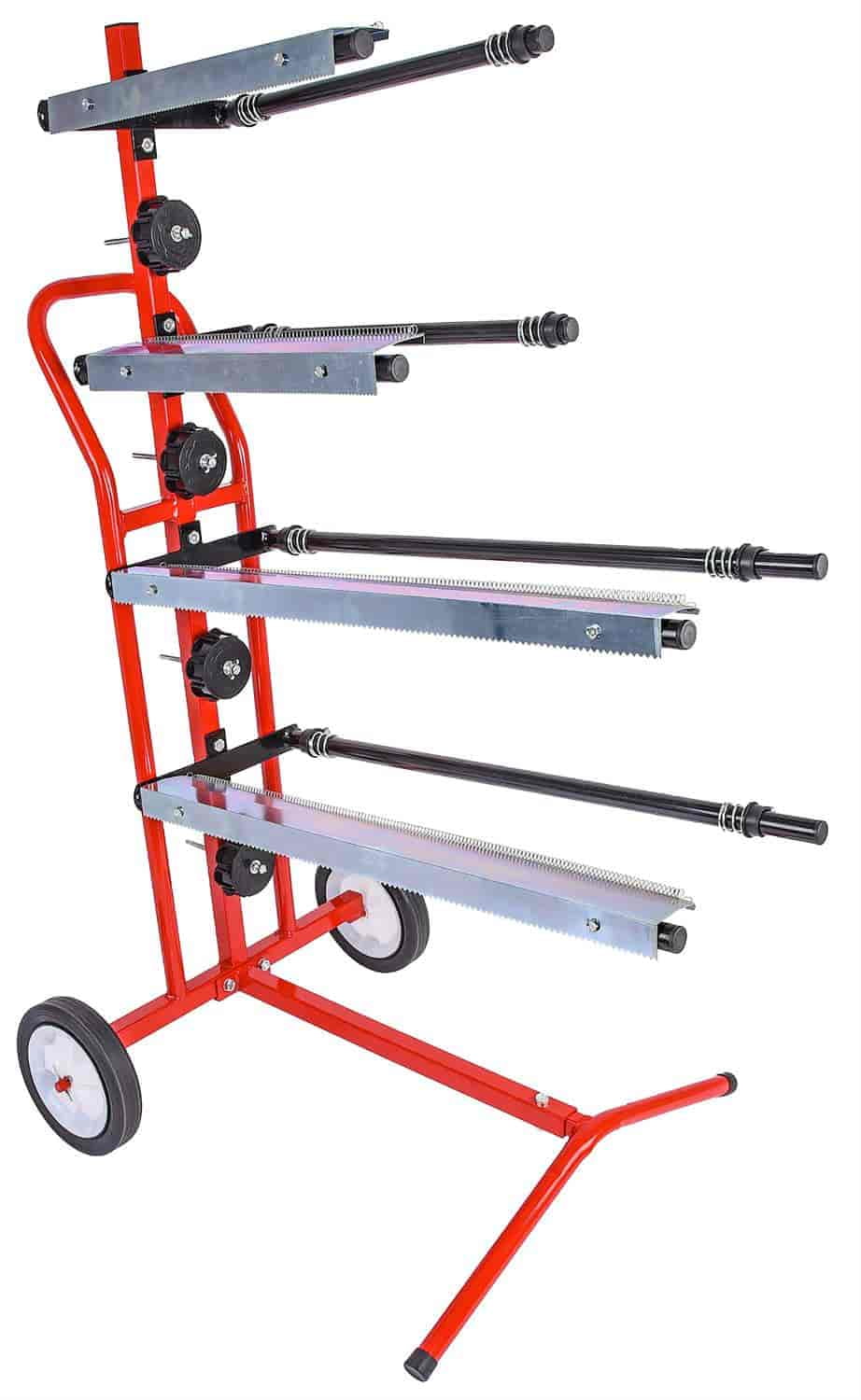 JEGS 81230 Mobile Masking Paper Stand Holds (2) 18 & (2) 12 Rolls of ...