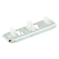 White Plastic Sliding Closet Door Bottom Guide, 4-3/16 in., Floor Track ...