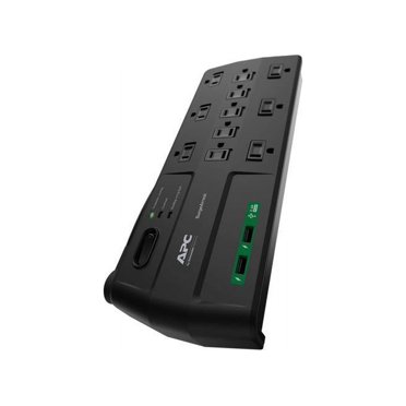 APC 8-Outlet Surge Protector 2525 Joules with Telephone and DSL ...