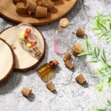 50Pack Small Replacement Cork Stoppers, Wooden Tapered Plugs for Wine ...