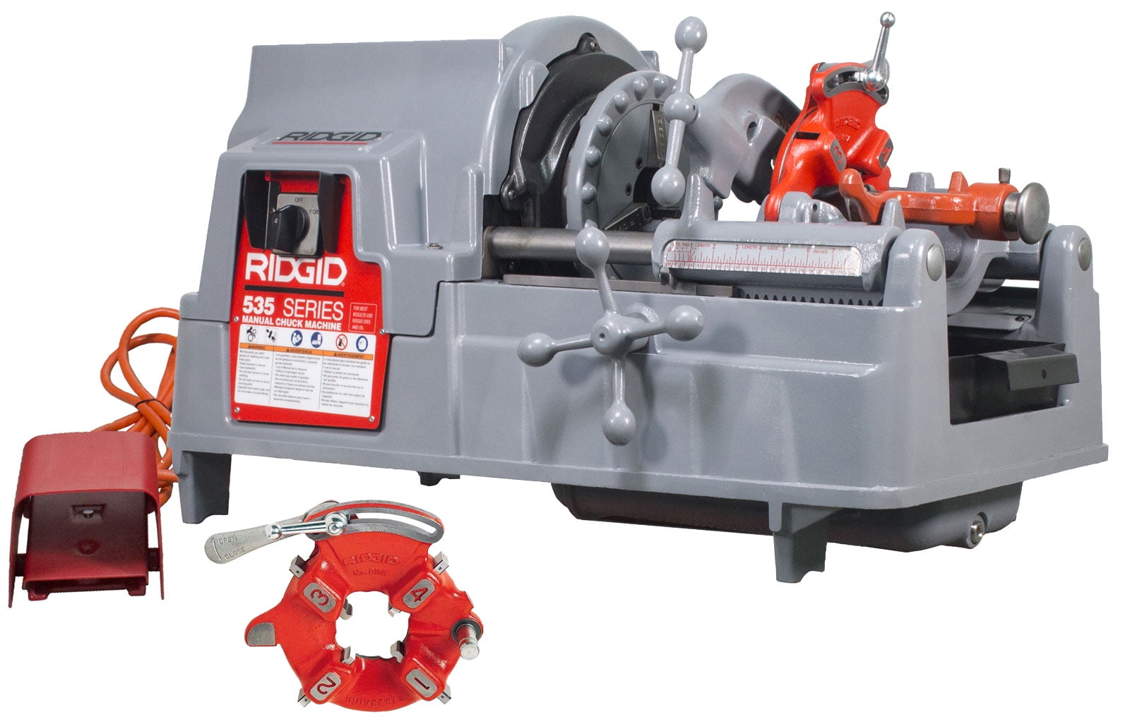 Restored RIDGID® 535 V3 Pipe Threading Machine with 811A Extra Head ...