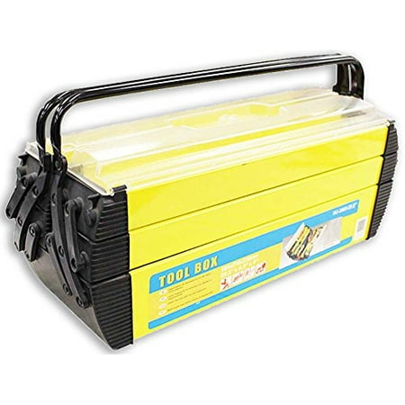 Tool Pod 23-1/2" X 8" X 9" Metal Tool Box With 2 Tiers On Each Side ...