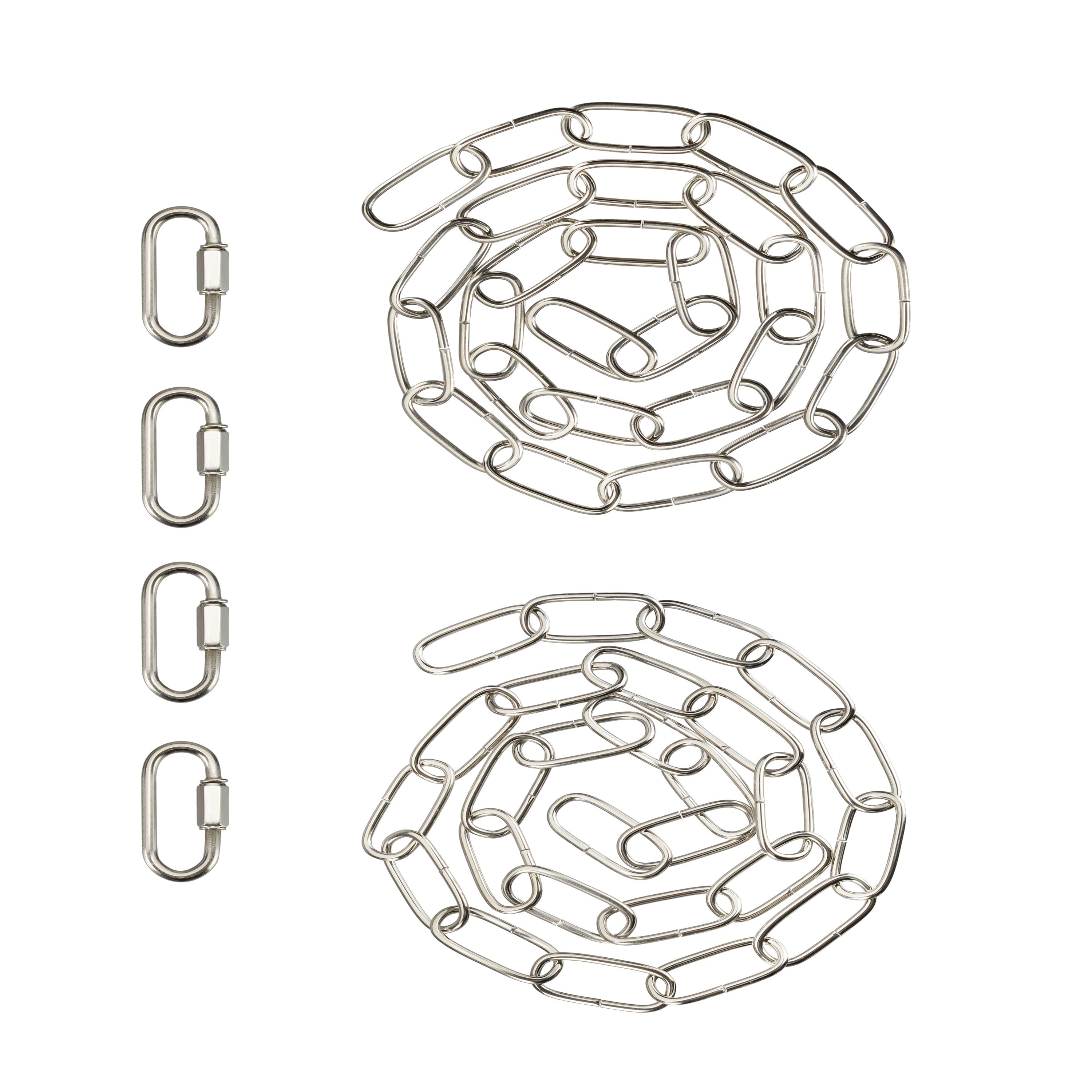 Aspen Creative 21111-11,Steel 3 Feet Heavy Duty Chain & Quick Link ...