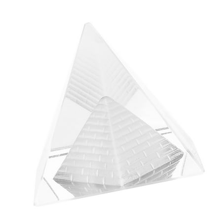 Clear Excellent Craftsmanship Quartz Pyramid, Pyramid Figurines Friend ...