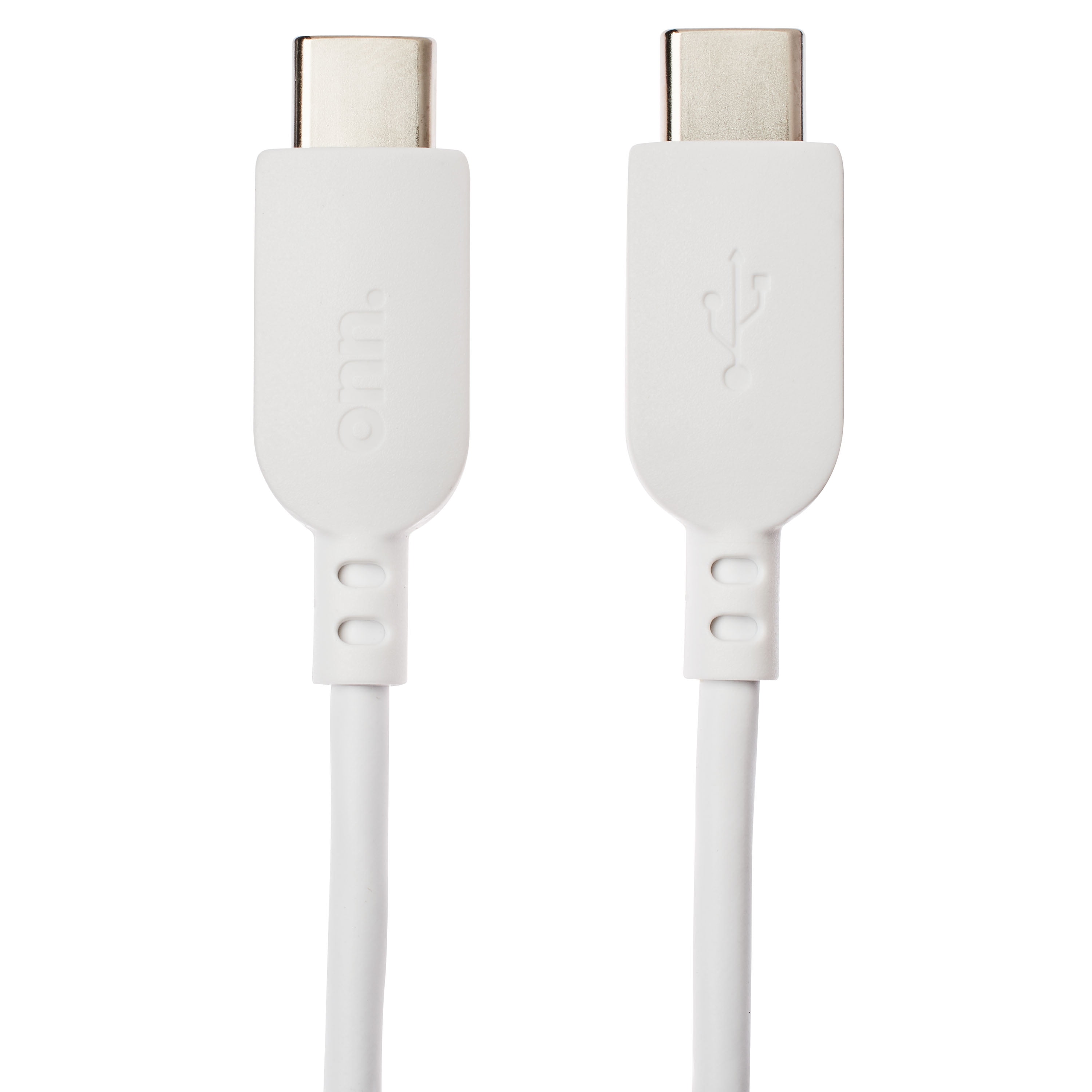 onn. 3' USB-C to C Cable, White - Walmart.com