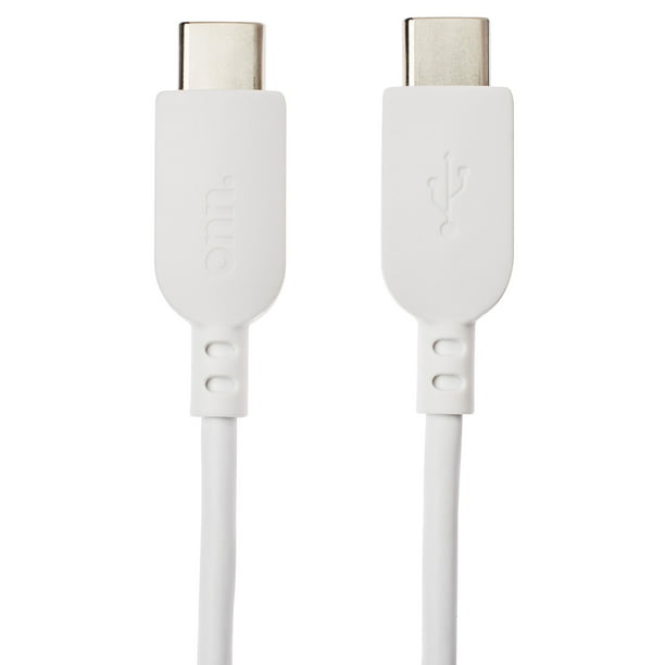 onn. 3' USB-C to C Cable, White - Walmart.com