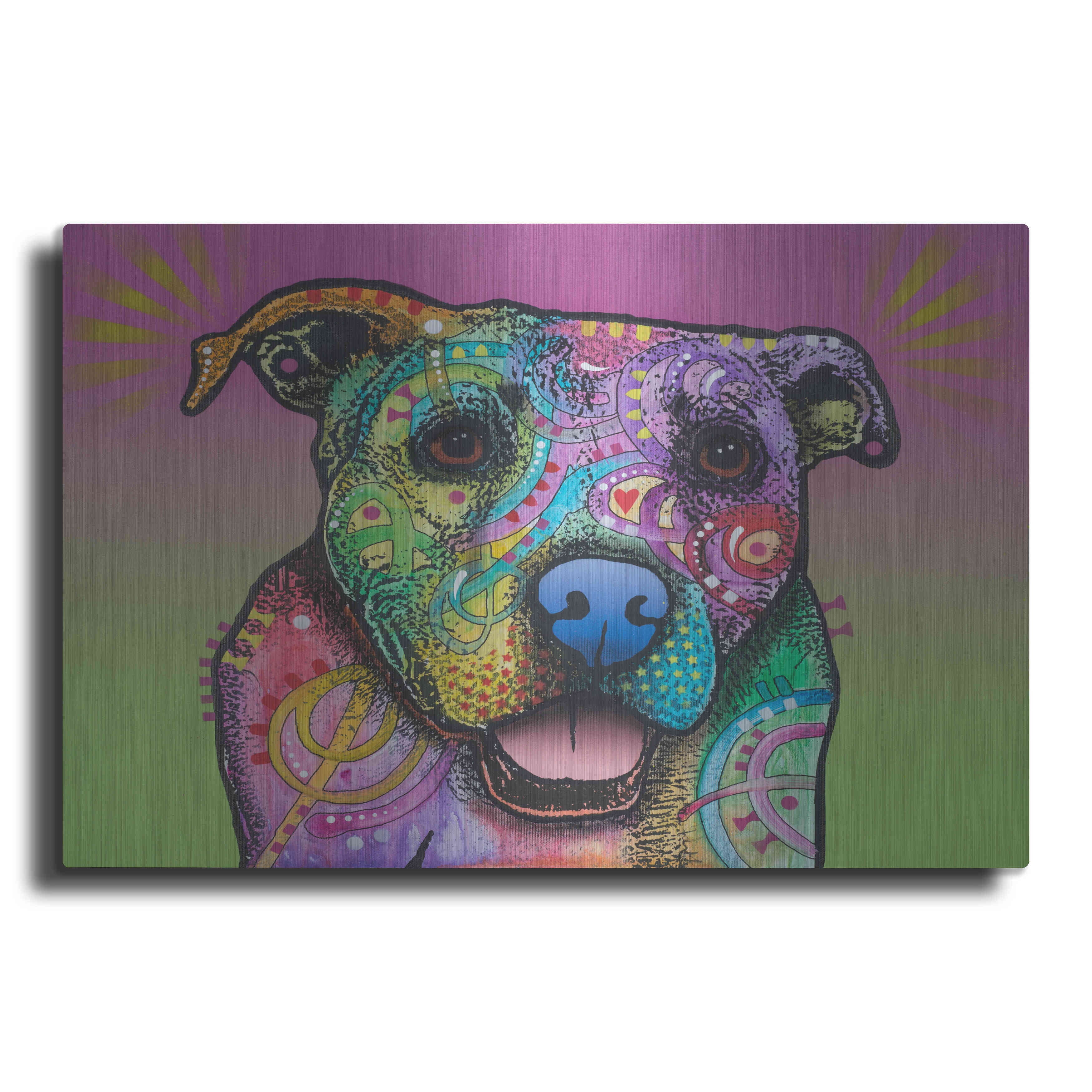 Luxe Metal Art 'Fiona' by Dean Russo, Metal Wall Art, 16"x12" - Walmart.com