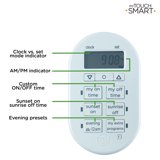 myTouchSmart 2-Outlet Plug-In 7-Day SunSmart Digital Timer, 35150 ...