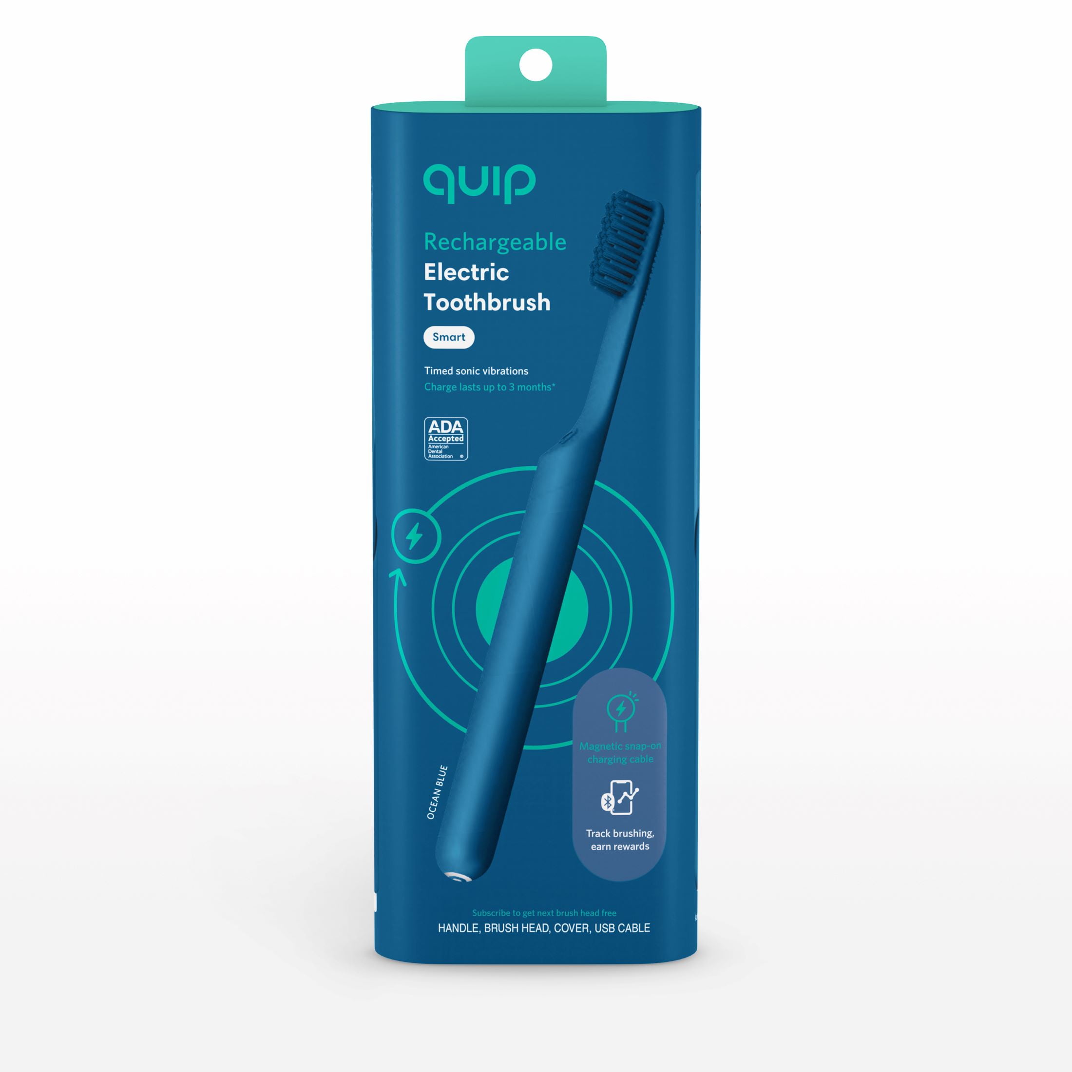 Quip Smart Electric Toothbrush, Rechargeable, Ocean Blue in Nepal at ...