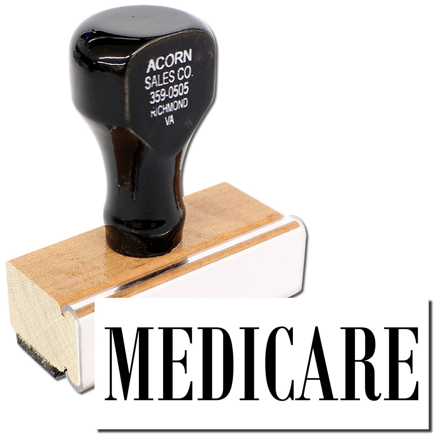 Medicare Rubber Stamp, Wooden Handle Rubber Stamp, Laser Engraved Dies ...