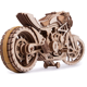 Wood Trick 3D Motorcycle Wood Toy Motor Bike Model Mechanical Building ...