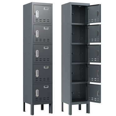 STANI Metal Locker for Gym, School, Office, 71" Metal Storage Locker ...