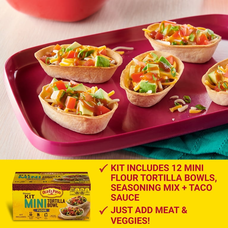 Flour Tortilla Taco Bowls