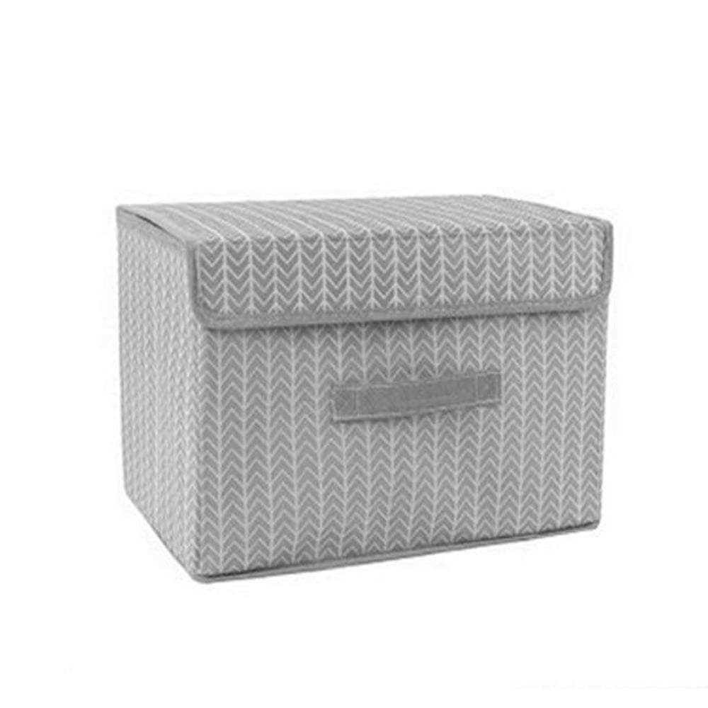 Folding storage box with lid, toy storage box, household wardrobe ...