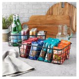 74-075 2-Tier Snack Stand, Black - Walmart.com