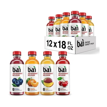 Bai Flavored Water, Brasilia Blueberry, Antioxidant Infused Drinks, 18 ...