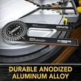 [2-pack] Aluminum Miter Saw Protractor | 7-Inch Rust Proof Angle Finder ...
