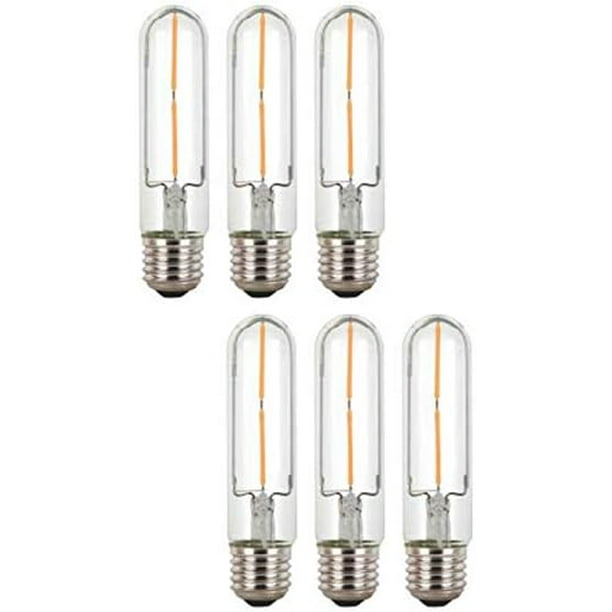 GFDYREE LED Vintage Edison Bulb, Dimmable, T10 2W (20W Equivalent), LED ...
