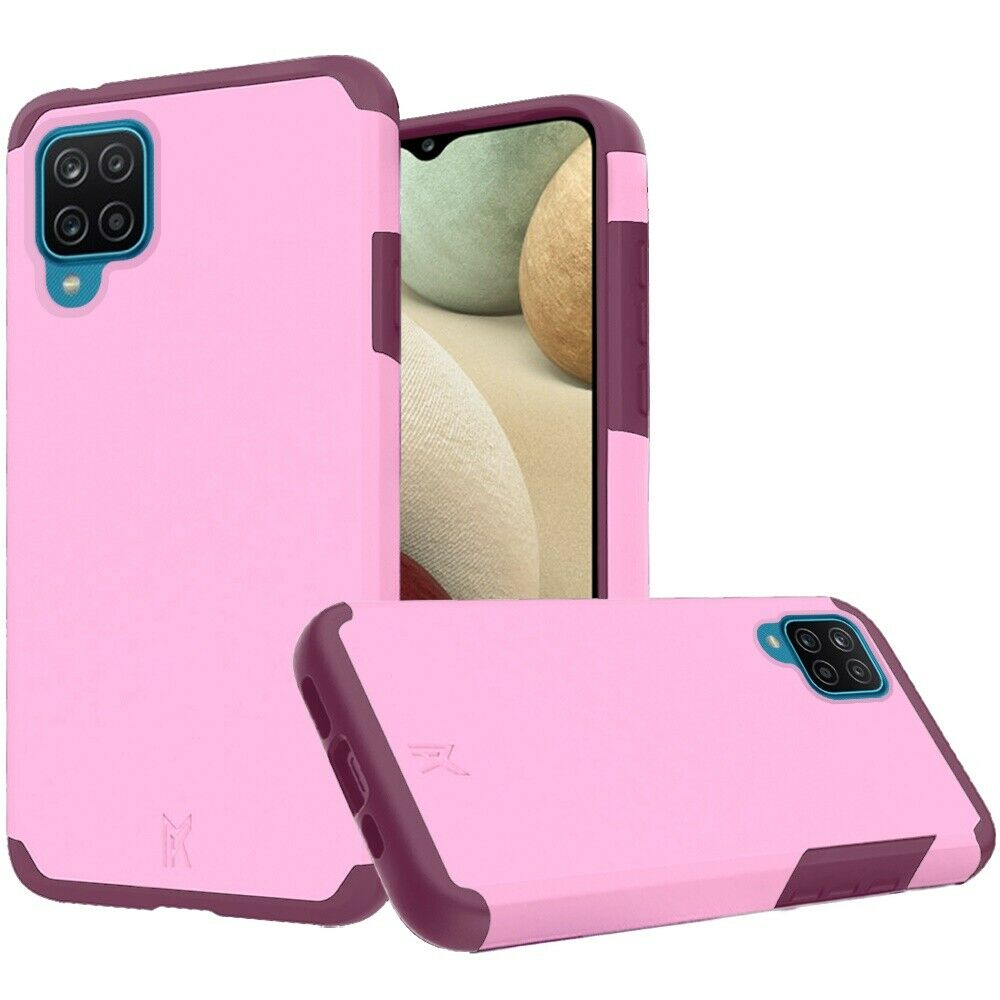 Kaleidio Case For Samsung Galaxy A12 5G [Astro Armor] Rugged Hybrid [Shock Absorption] [Dual ...