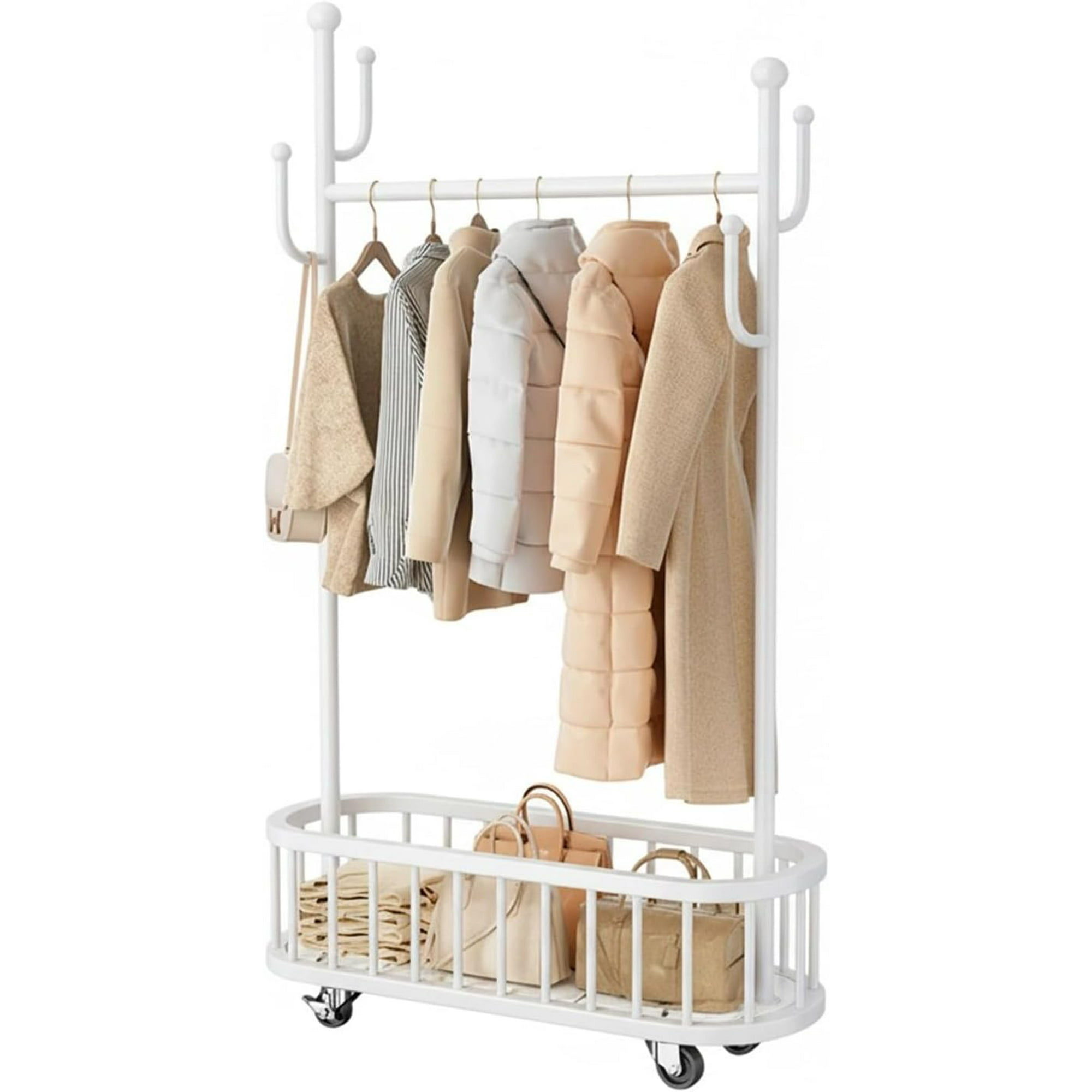 Click here for Cabihome Clothes Rail  Portable Heavy Duty Movable... prices