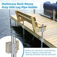 Dock Brackets Hardware,Dock Post Hardware,Stationary Dock Side Leg Pipe ...