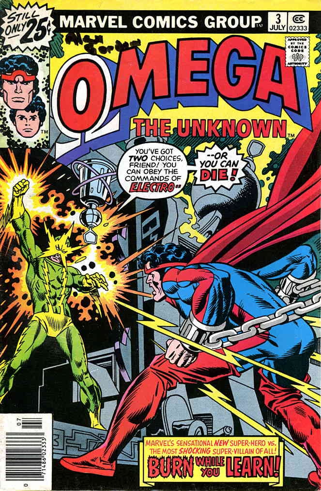 Omega the Unknown #3 VF ; Marvel Comic Book - Walmart.com