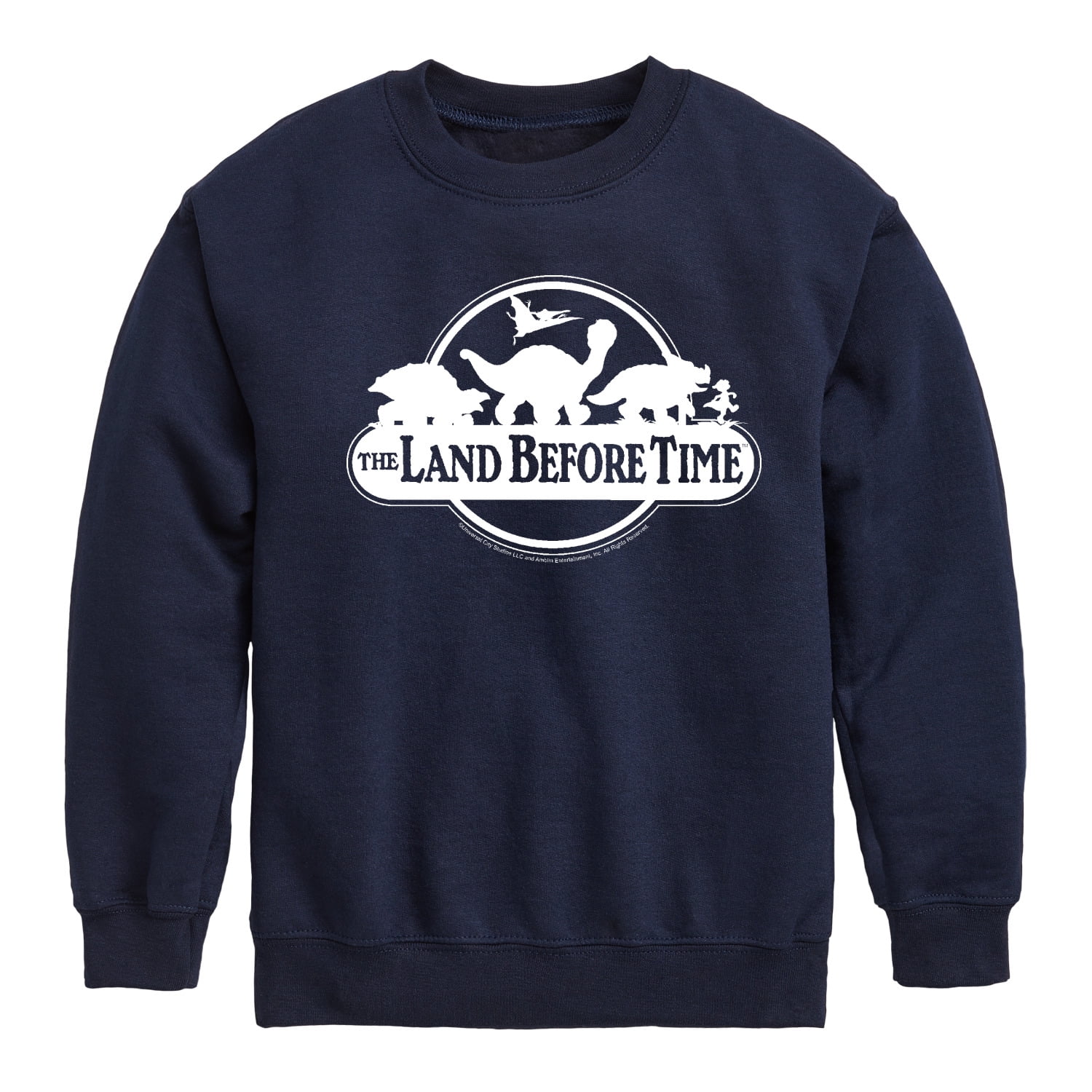 Land Before Time - Land Before Time Logo - Toddler And Youth Crewneck ...