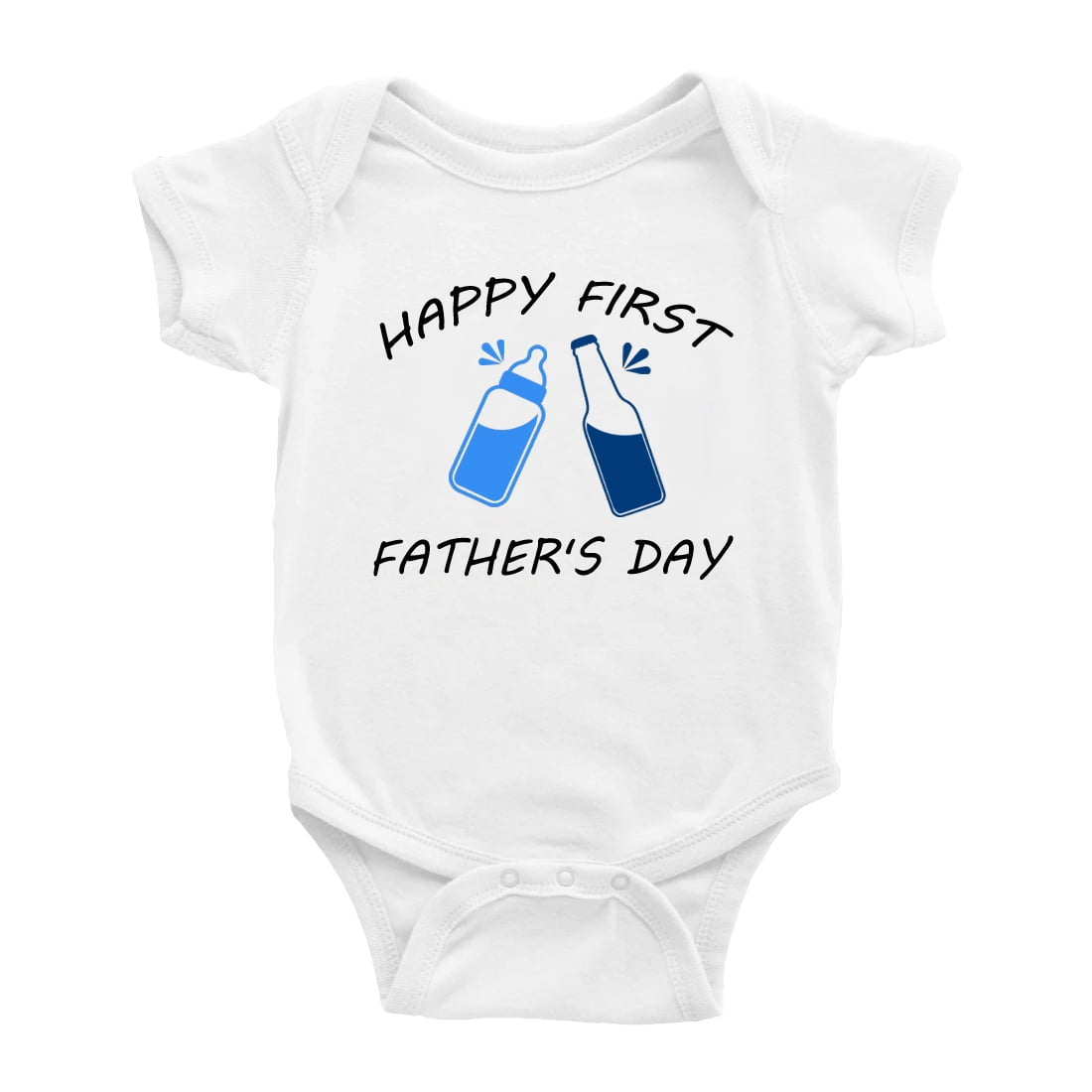 Click here for Babywen Happy First Fathers Day Funny Baby Bodysui... prices