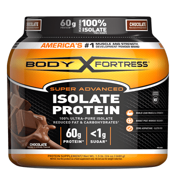 Buy Body Fortress Super Advanced Isolate Protein Powder, Chocolate ...