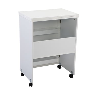 Adeptus Original Roll Cart, Solid Wood, 7 Drawer Gate Leg Roll Cart ...