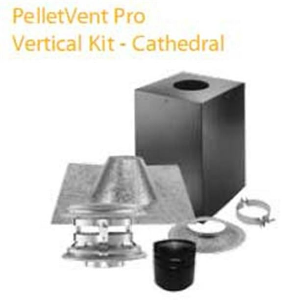 M & G Duravent 3PVP-KVB 3 Inch Pelletvent Pro Vertical Kit For ...