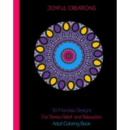 MANDALAS Relaxation Coloring Book (Paperback) - Walmart.com