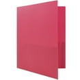 JAM Paper Plastic 2 Pocket School POP Folders with Metal Prongs ...
