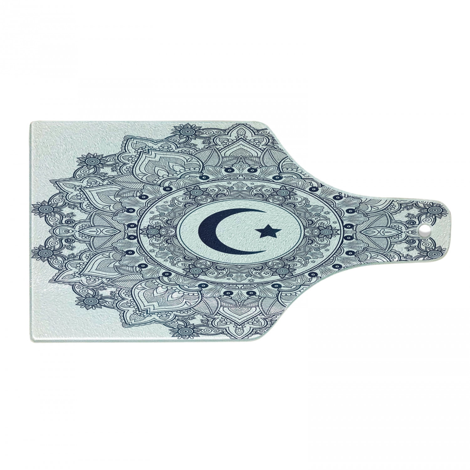 Moon Cutting Board, Eastern Design Celebration Vintage Circle Pattern ...