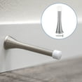 4Pack Spring Door Stopper, 3" Flexible Door Stop with Rubber Bumper ...