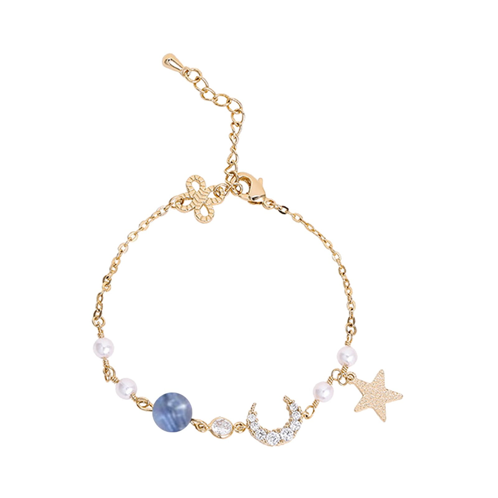 Click here for Tiezhimi Trend Fashion Simple Bracelet Star Moon Z... prices