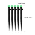 Supvox Drip Irrigation Emitters with 8 Holes Adjustable Flow for ...