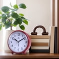Analogs Alarm Clock 4inch Super Silents NonTicking Small Clock Night ...