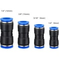 40 Pieces Straight Push Connectors, Push To Connect Fittings Quick ...