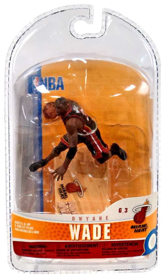 McFarlane NBA Sports Picks 3 Inch Mini Series 5 Dwyane Wade Mini Figure ...