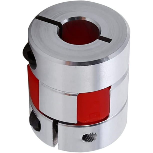 Lead Screw Coupler, 8mm x 10mm CNC Flexible Plum Shaft Coupling Stepper ...