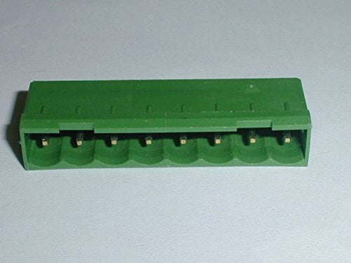2EHDV-08 PLUGGABLE TERMINAL BLOCK HEADER 8 POS STRAIGHT CLOSED END 5MM ...