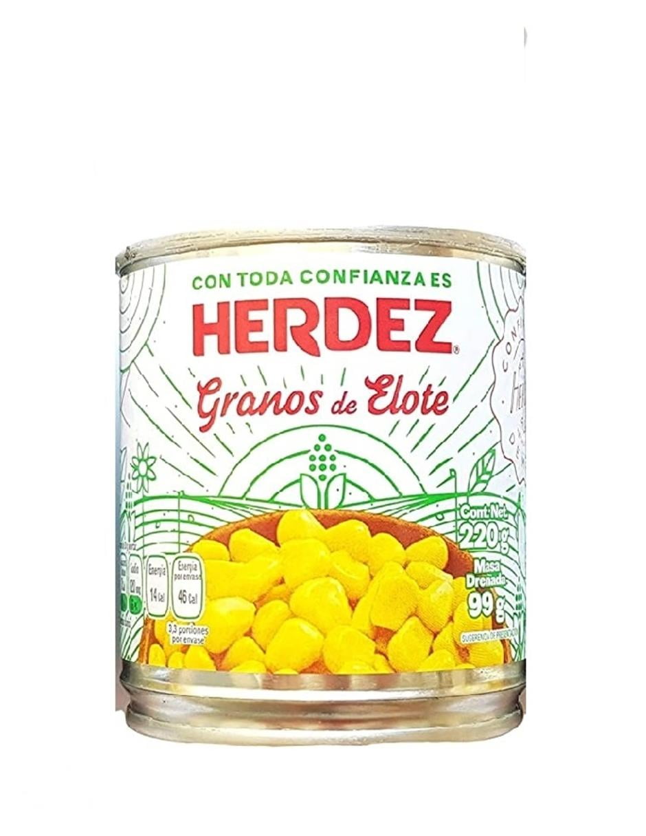 Pack de 24 Granos de Elote Herdez de 220 Gr Herdez Elote Herdez de 220 ...