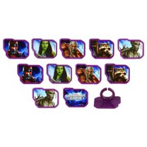 Guardians of Galaxy Gamora Star-Lord Nebula Edible Cake Topper Image ...