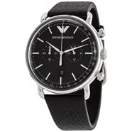 Emporio Armani Black Stainless Steel Chronograph Men's Watch, AR2485 ...