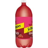 Schweppes Premium Cranberry Raspberry Ginger Ale Beverage, 2.1 qt ...