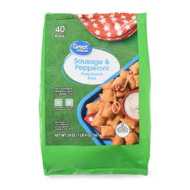 Great Value Cheese & Pepperoni Mini Pizza Bagels, 7 oz, 9 Count ...